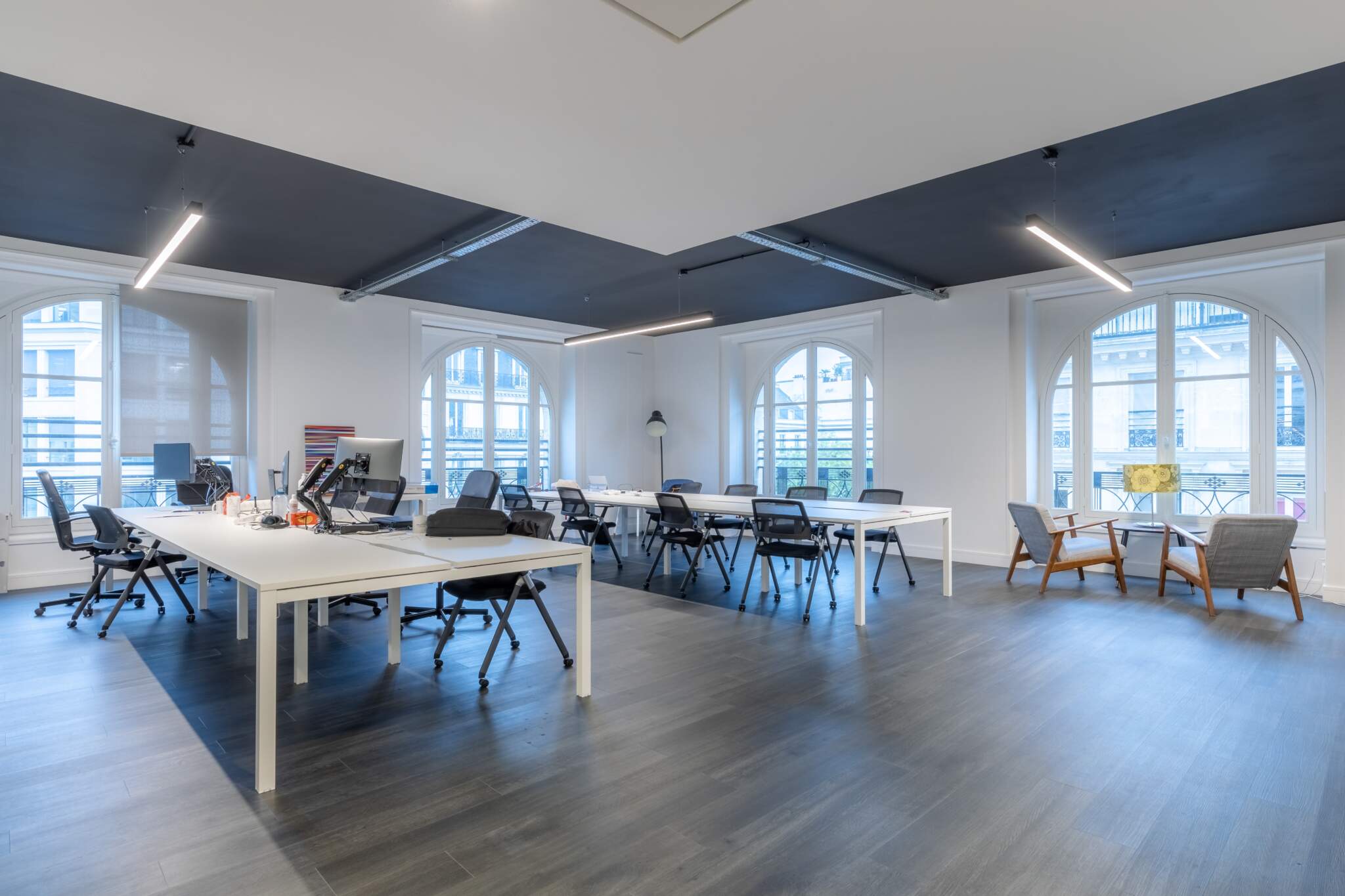 Aménagement de bureau dans du Paris haussmannien - AMSO plans et travaux