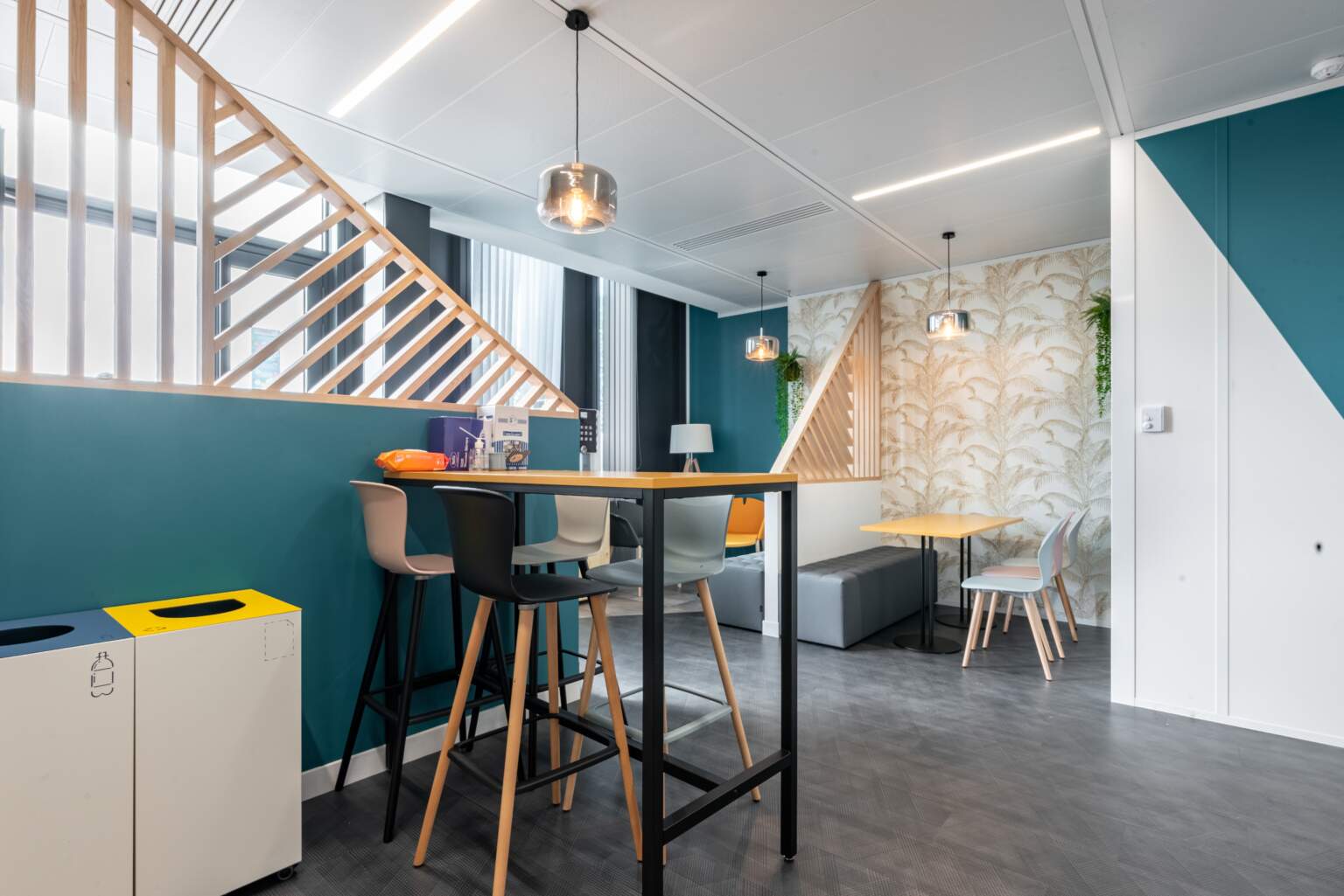 Aménagement flex office à Paris | Plateau neuf par AMSO