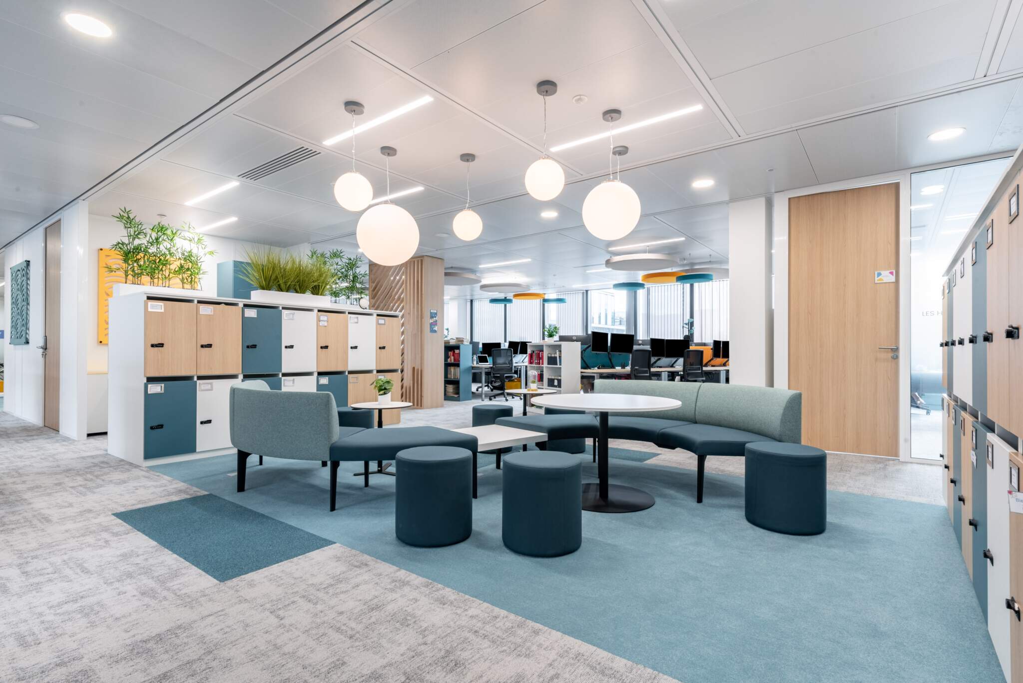 Aménagement flex office à Paris | Plateau neuf par AMSO