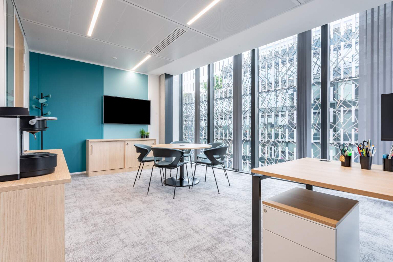 Aménagement flex office à Paris | Plateau neuf par AMSO