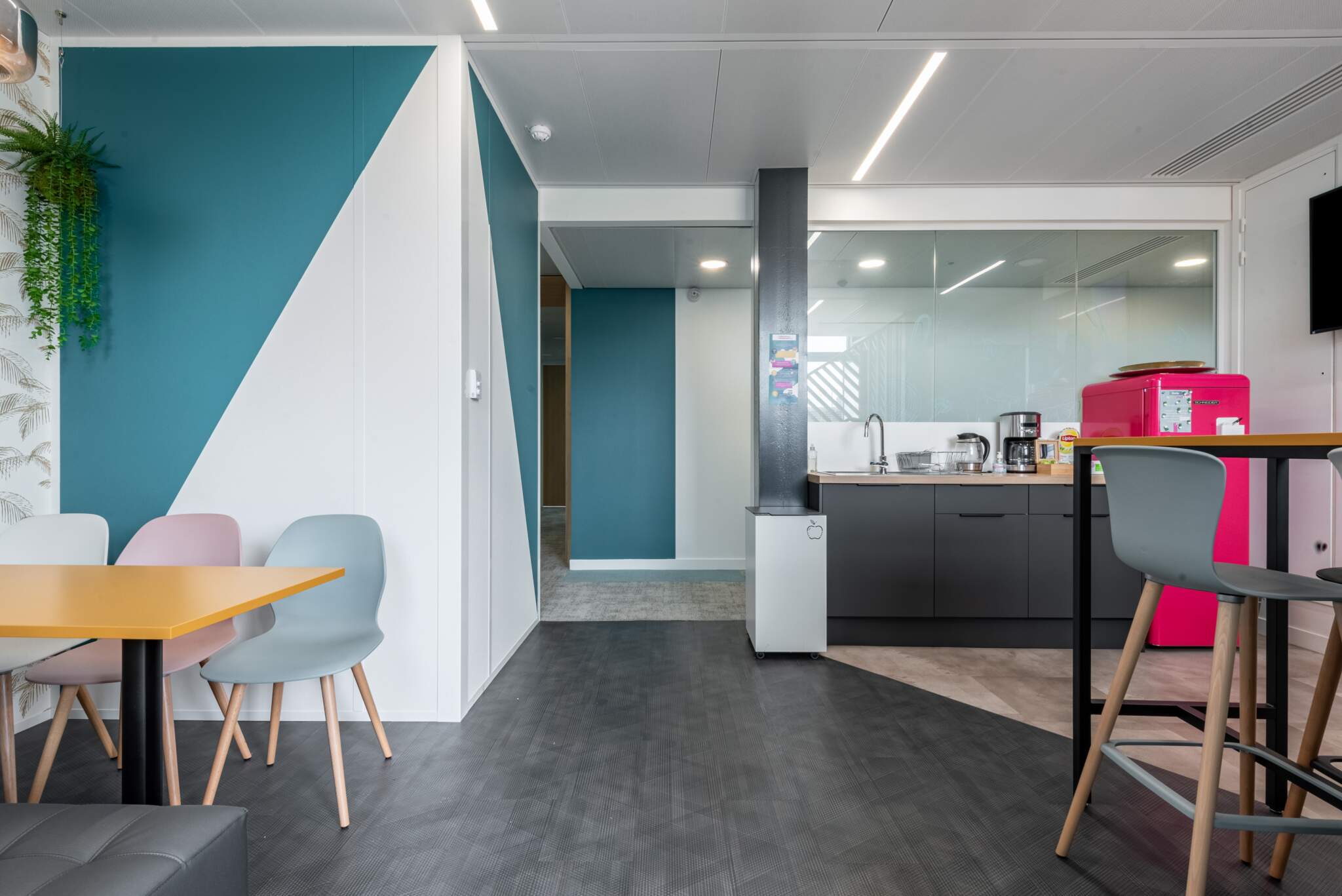 Aménagement flex office à Paris | Plateau neuf par AMSO