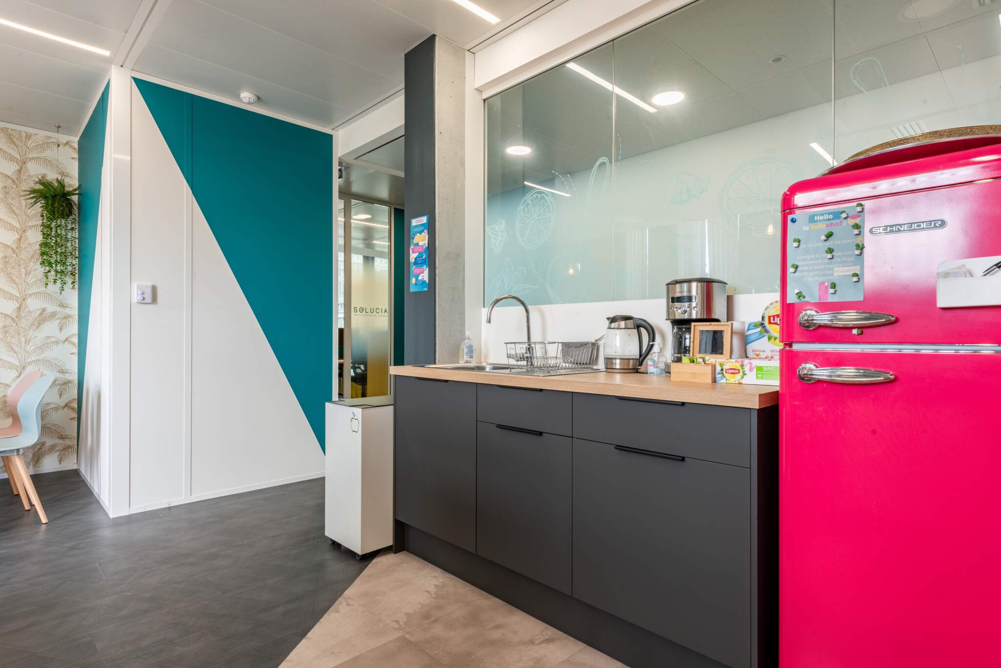 Aménagement flex office à Paris | Plateau neuf par AMSO