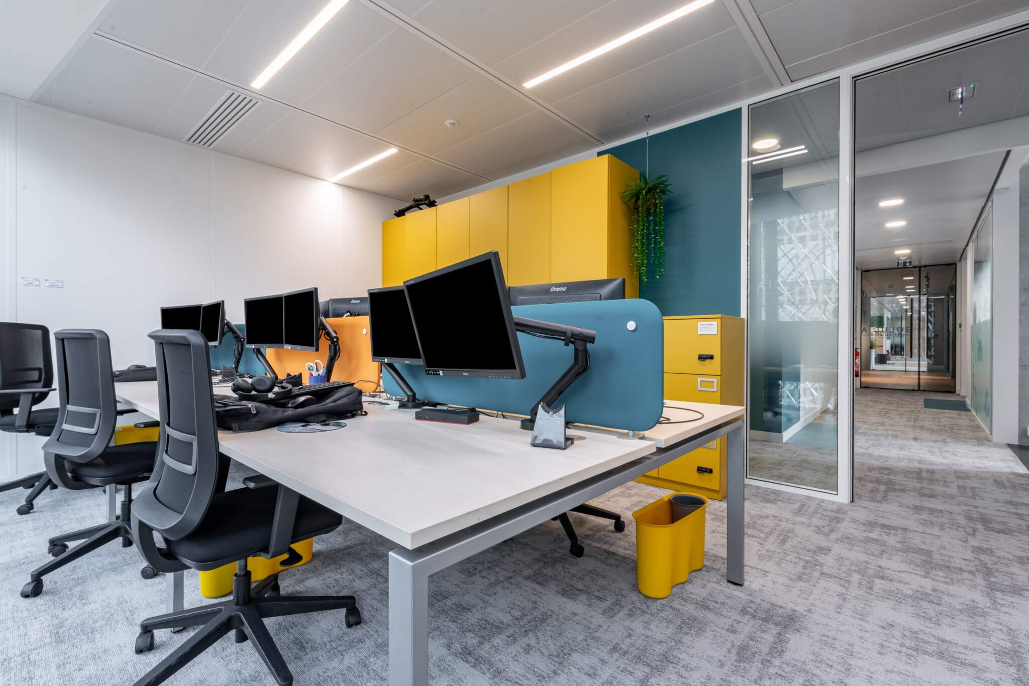 Aménagement flex office à Paris | Plateau neuf par AMSO