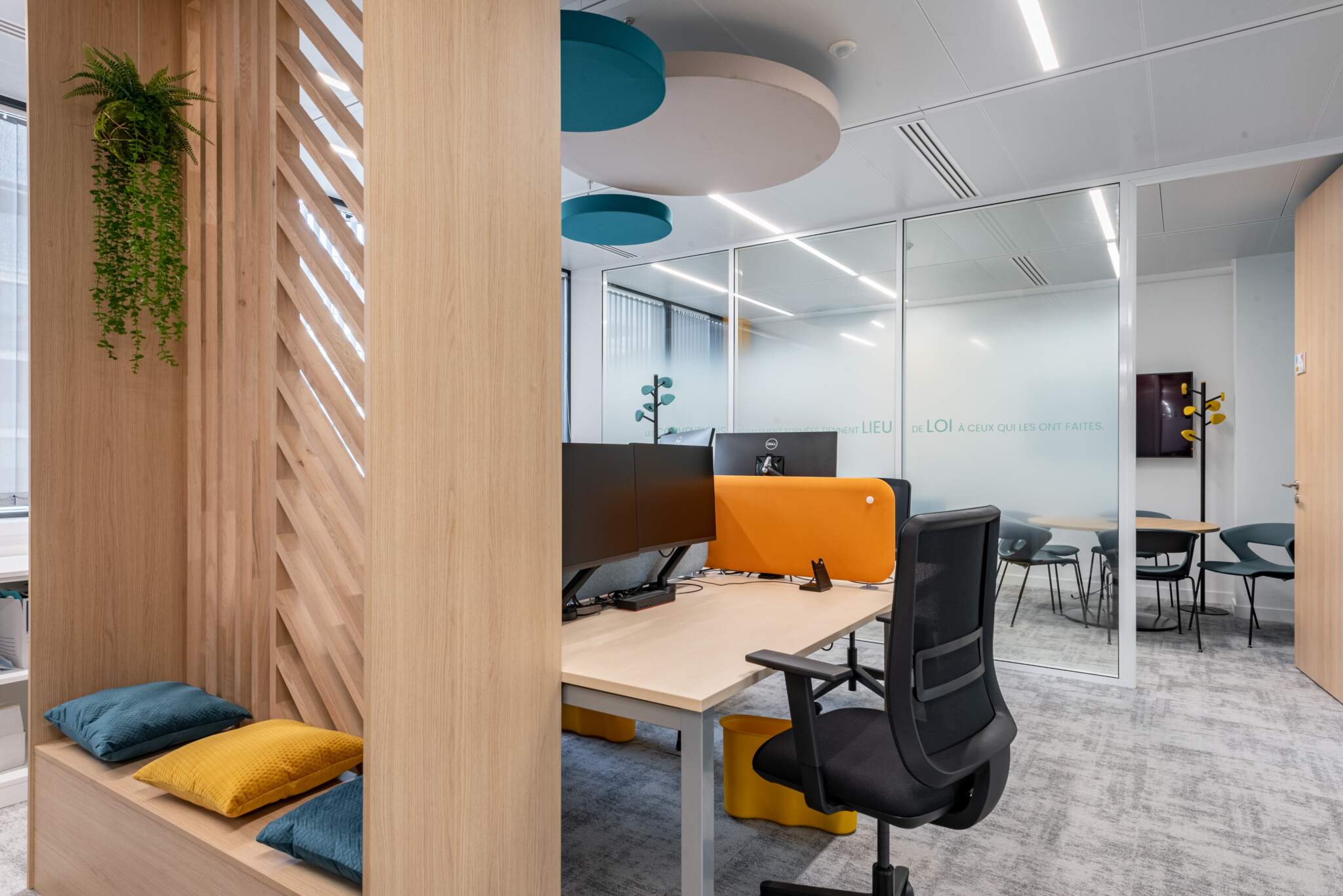 Aménagement flex office à Paris | Plateau neuf par AMSO